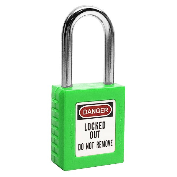 SAFETY LOCKOUT PADLOCK GREEN – POPS Industrial