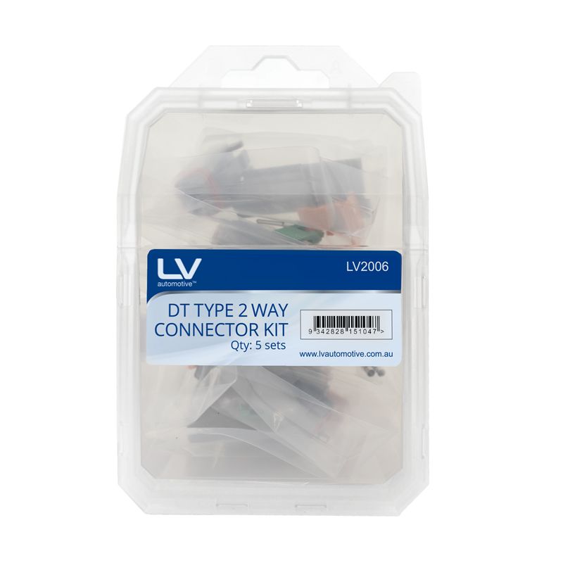 DT STYLE CONNECTOR KIT 2 WAYS (5 SETS)