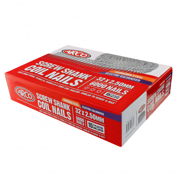 FAP50V5 HARD STEEL COIL NAILS CARTON 6000 – POPS Industrial
