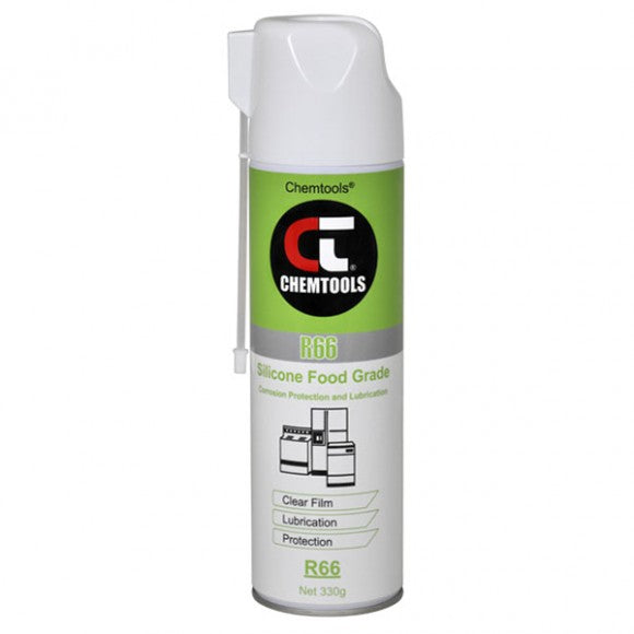R60 SILICONE SPRAY, HEAVY DUTY FOOD GRADE, 330G AEROSOL – POPS Industrial