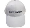 WARDEN CAP - WHITE CHIEF WARDEN – POPS Industrial