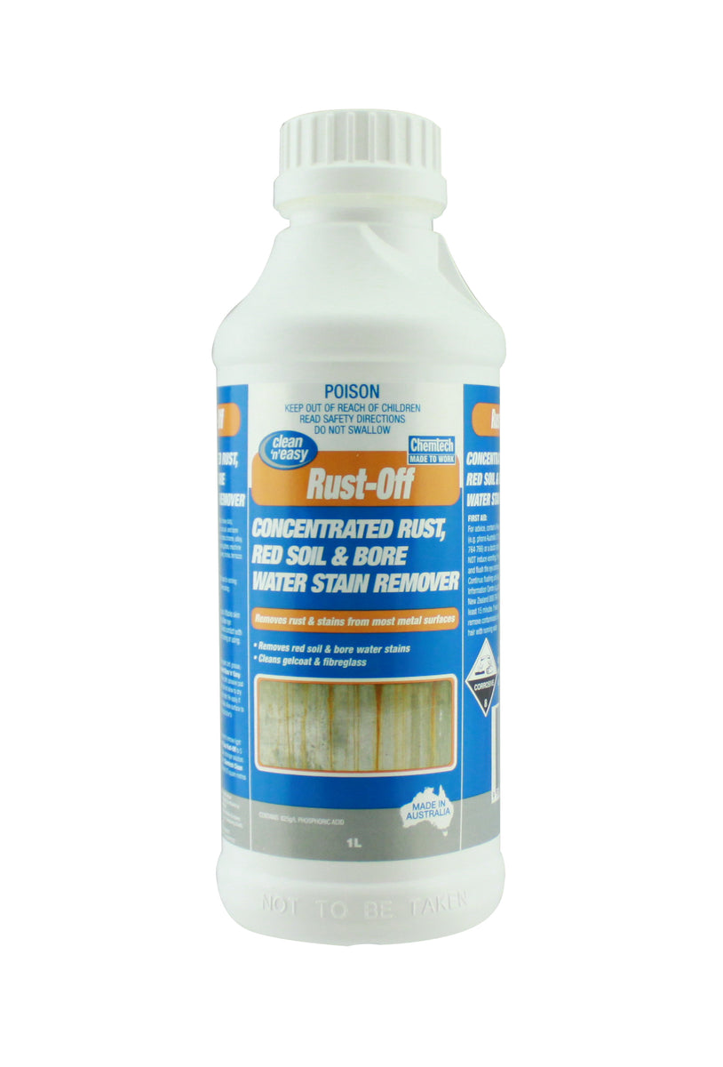 CHEMTECH CLEAN N EASY RUST-OFF RUST STAIN REMOVER 1L – POPS Industrial