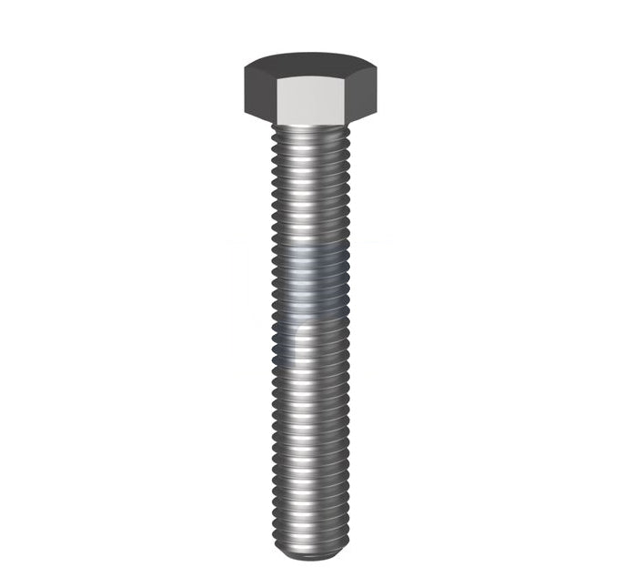 HEX SET SCREW G8.8 GAL - M24 X 100 – POPS Industrial